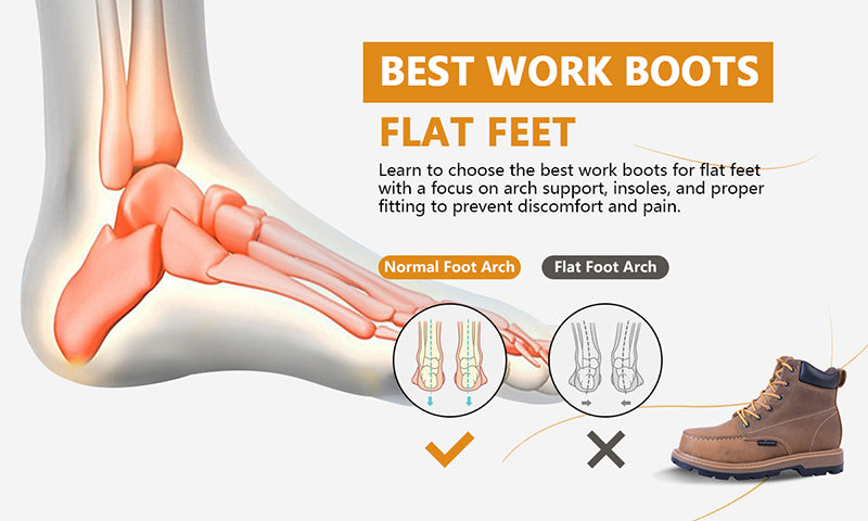 How to Choose the Best Work Boots for Flat Feet – PINNIP